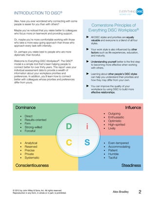 SampleWorkplaceProfile.pdf | Career Advice | Careers