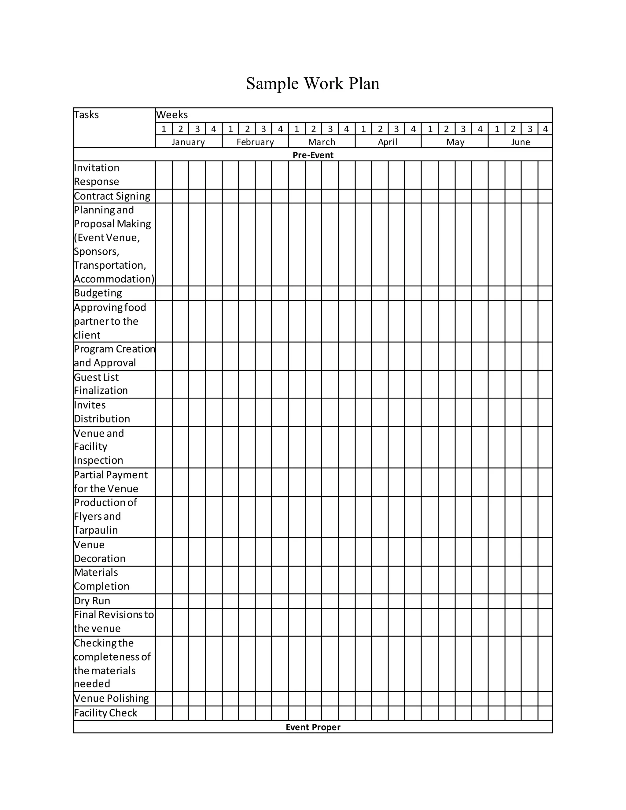 Sample work plan | DOCX
