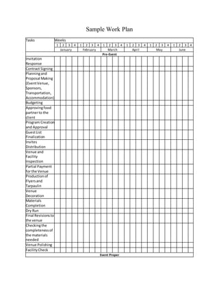 Sample work plan | DOCX