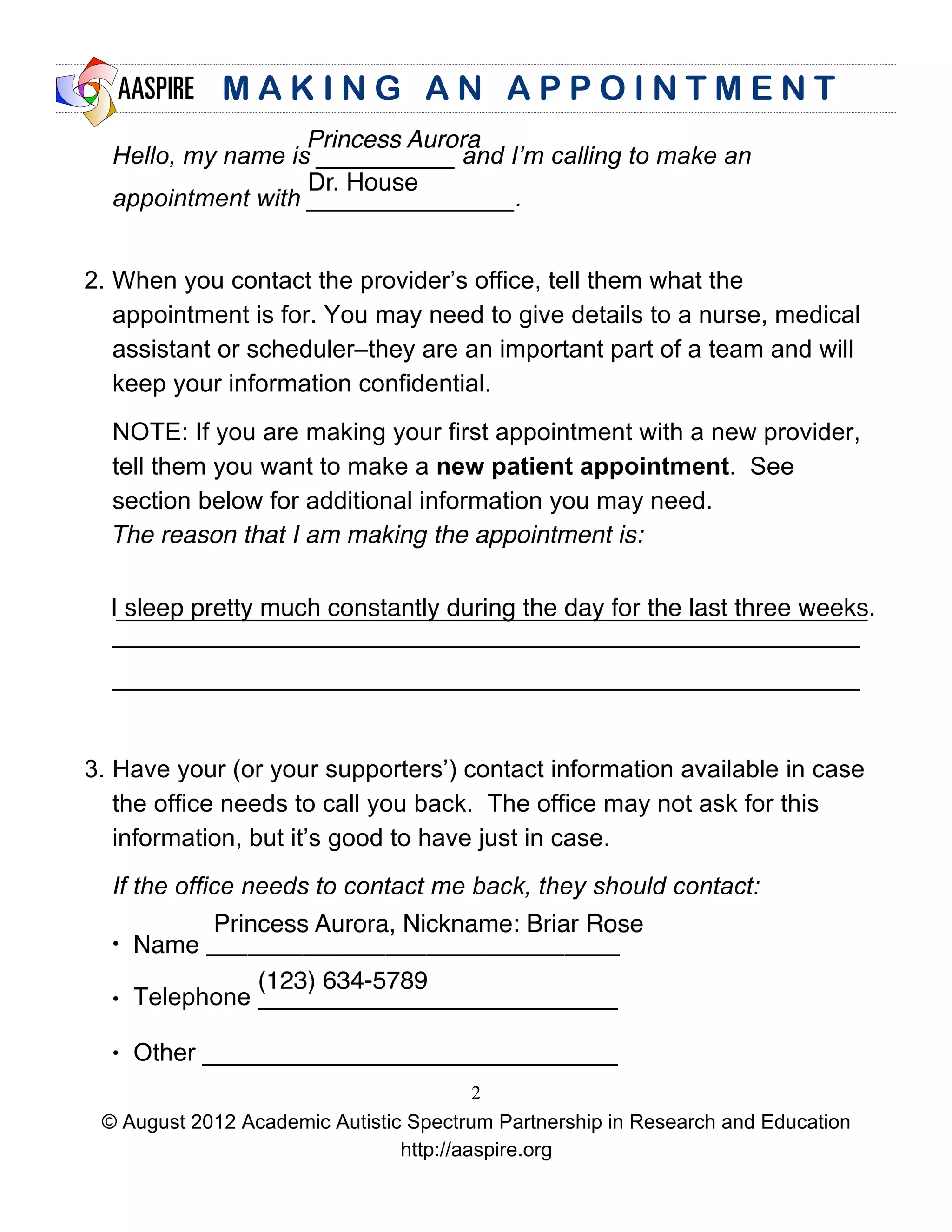 Sample Worksheets and Images Related to Healthcare Appointments Packet.pdf