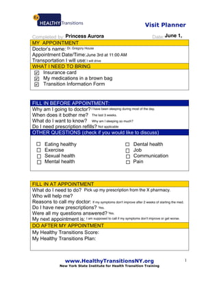 Sample Worksheets and Images Related to Healthcare Appointments Packet.pdf