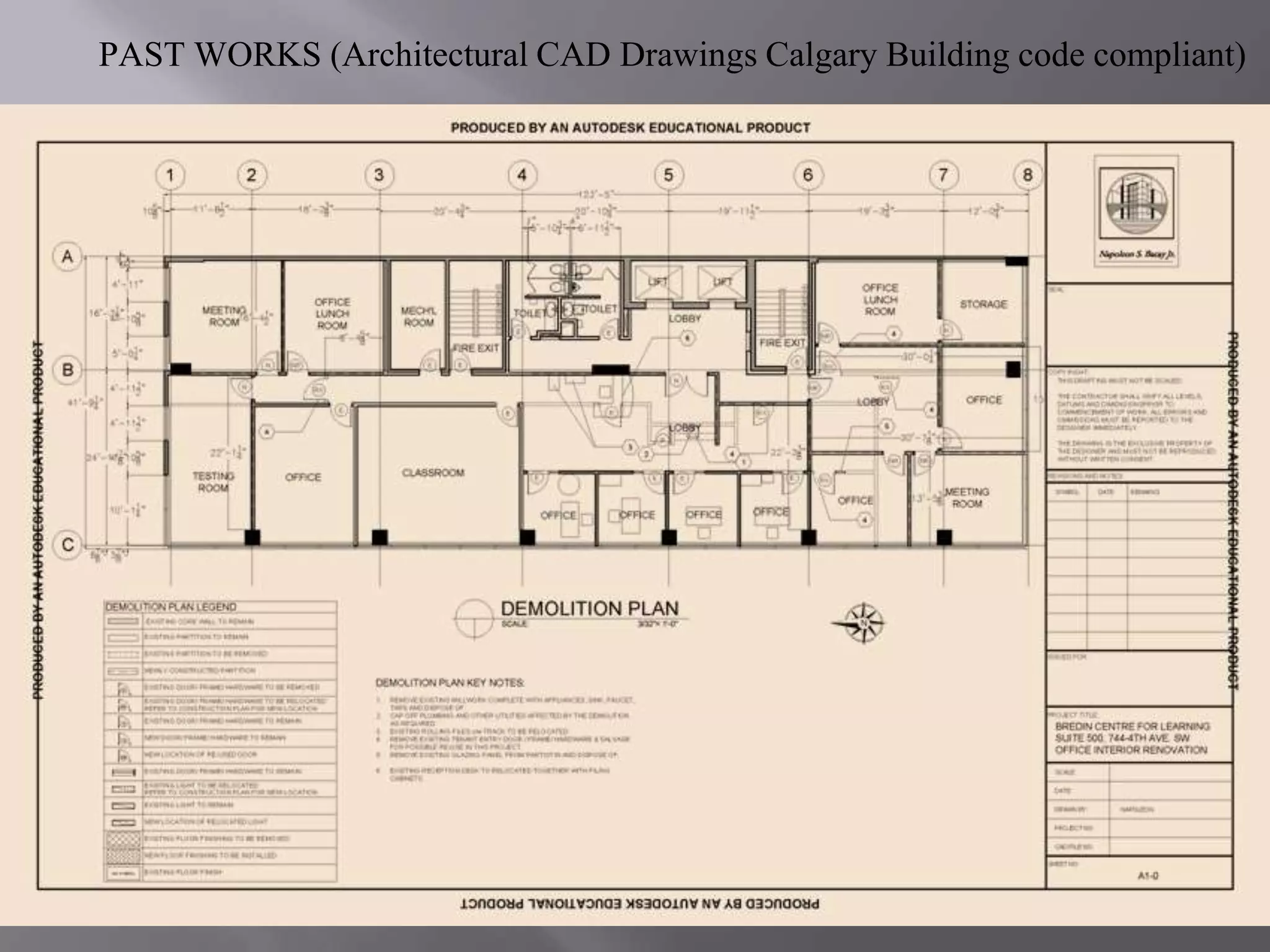 Sample works in auto cad | PPTX