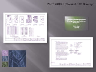 Sample works in auto cad | PPTX