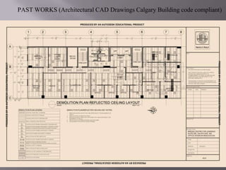 Sample works in auto cad | PPTX