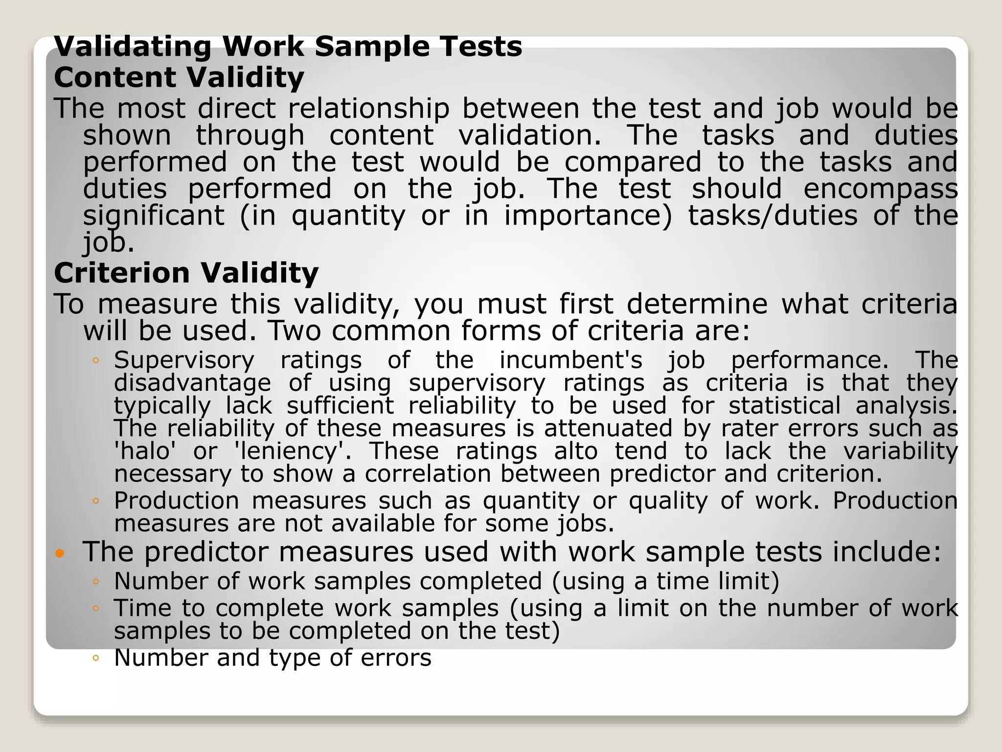 Sample work test | PPTX