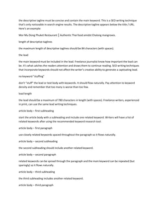 Sample Article for Destination | DOCX