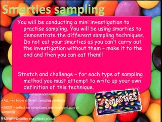 Smarties Sampling | PPTX