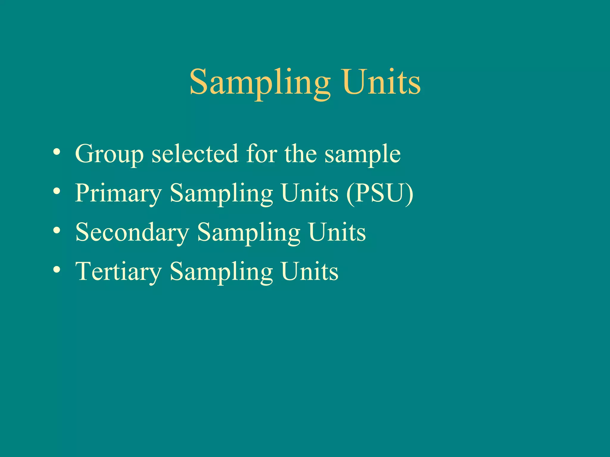 Sampling | PPT