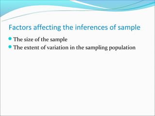 Sampling | PPT | Science