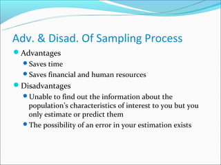 Sampling | PPT | Science