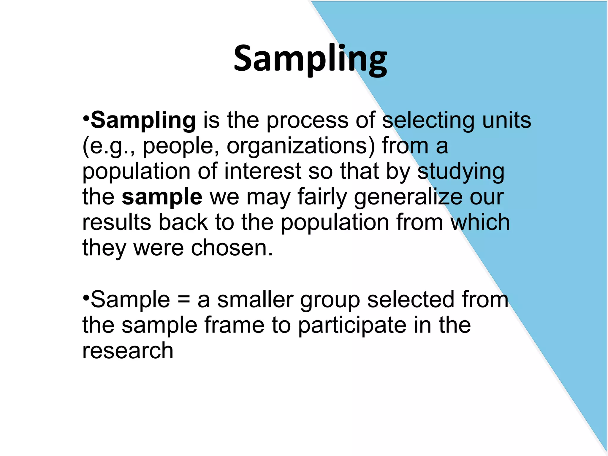Sampling & Types of Sampling | PPT
