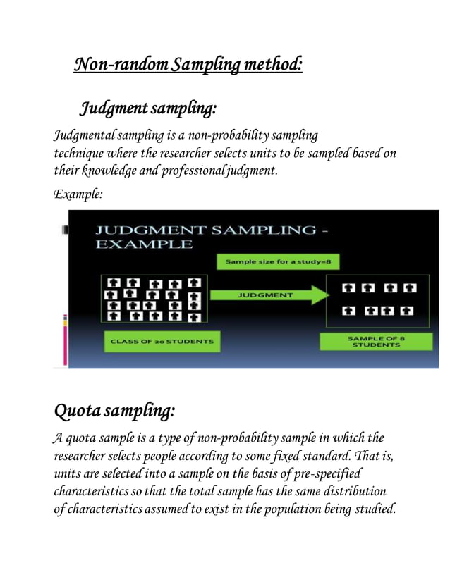 Sampling | DOCX | Science
