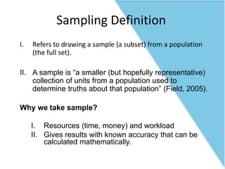 Sampling | PPT