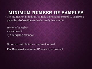 Sampling in Analytical Chemistry | PPTX | Chemistry | Science
