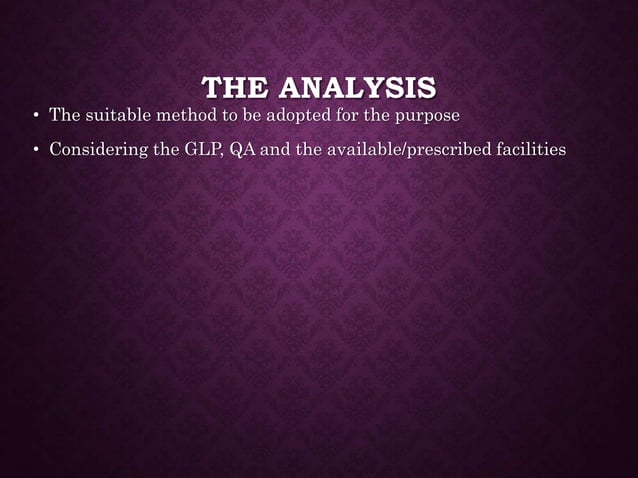 Sampling in Analytical Chemistry | PPTX | Chemistry | Science