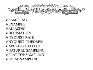 Signal Sampling | PPTX