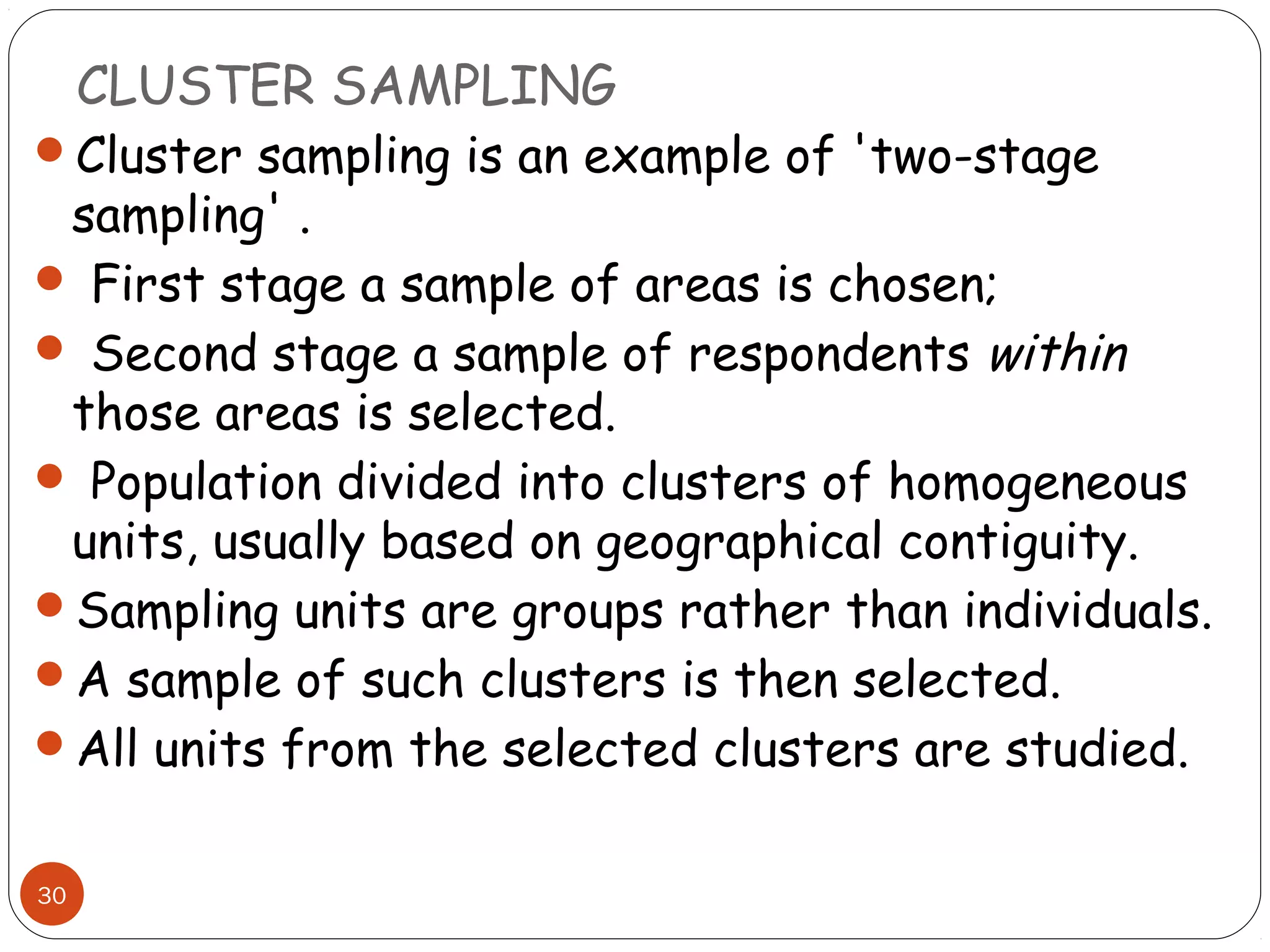 Sampling method in research | PPT