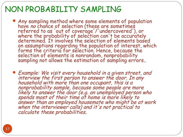 Sampling method in research | PPT