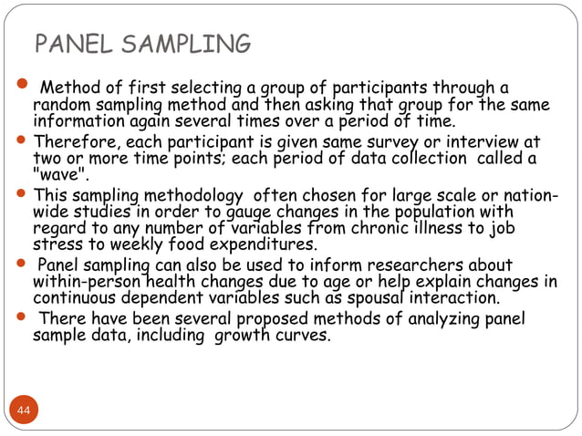 Sampling method in research | PPT