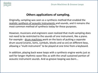 Sampling-1 Intro | PPSX | Digital Audio | Computer Software and Applications