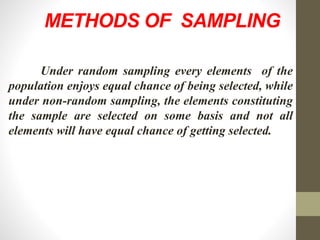 Sampling | PPTX | Physics | Science