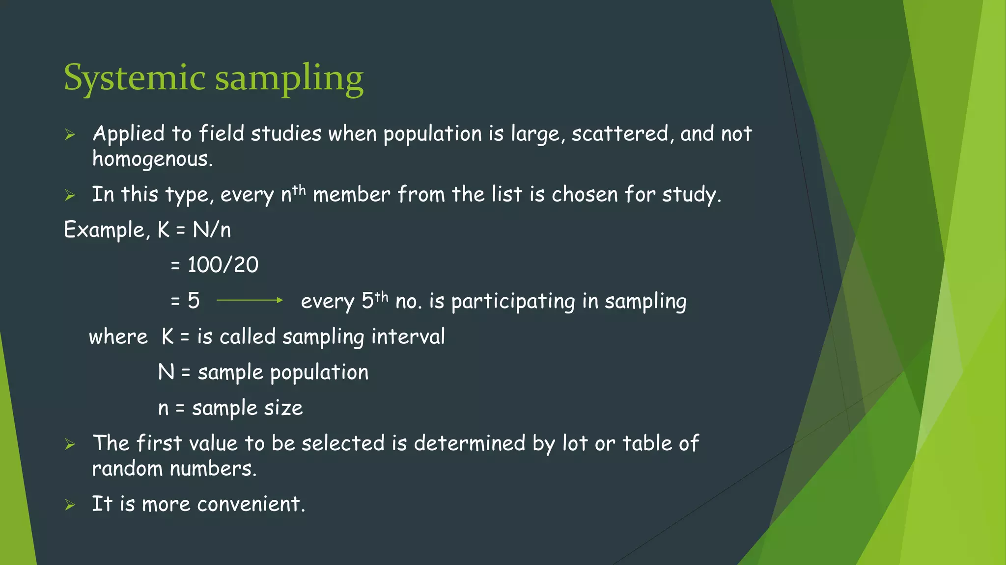 Sampling in public health dentistry | PPTX