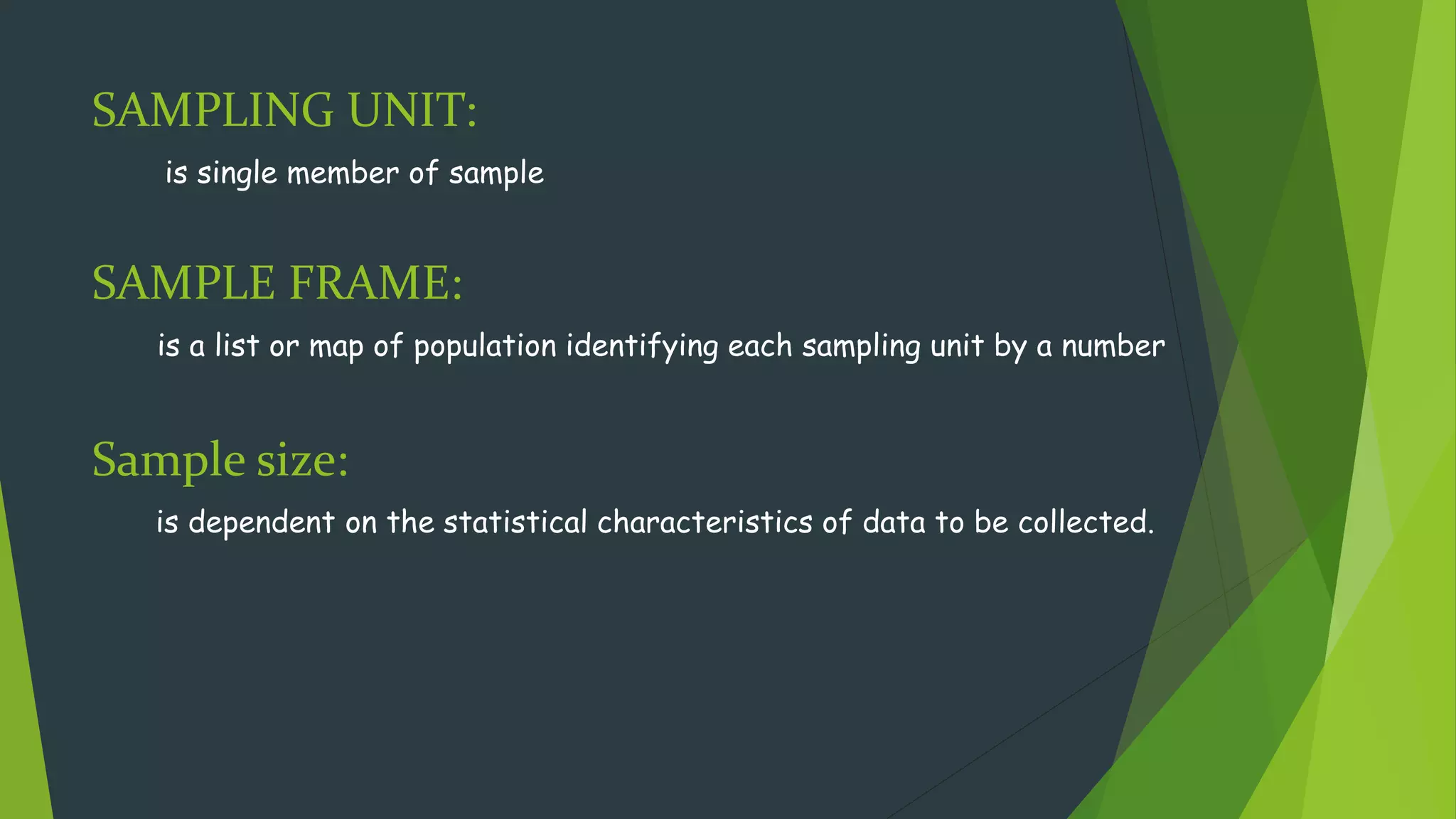 Sampling in public health dentistry | PPTX