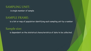 Sampling in public health dentistry | PPTX | Science