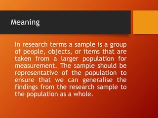 Sampling | PPTX