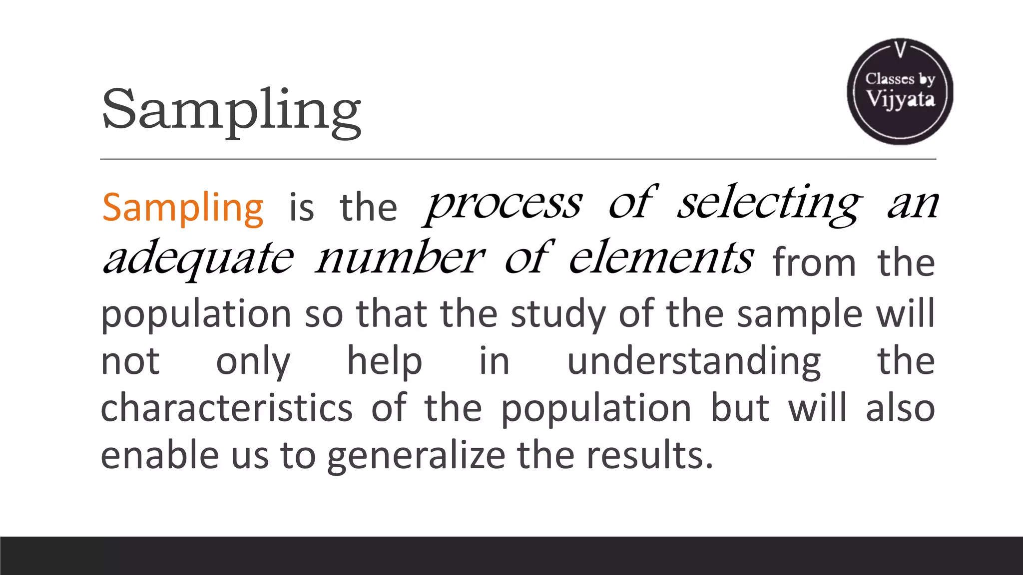 Sampling | PPTX | Technology & Computing