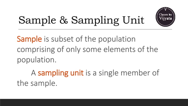 Sampling | PPTX | Technology & Computing