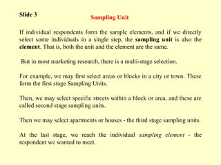 Sampling methods theory and practice | PPT