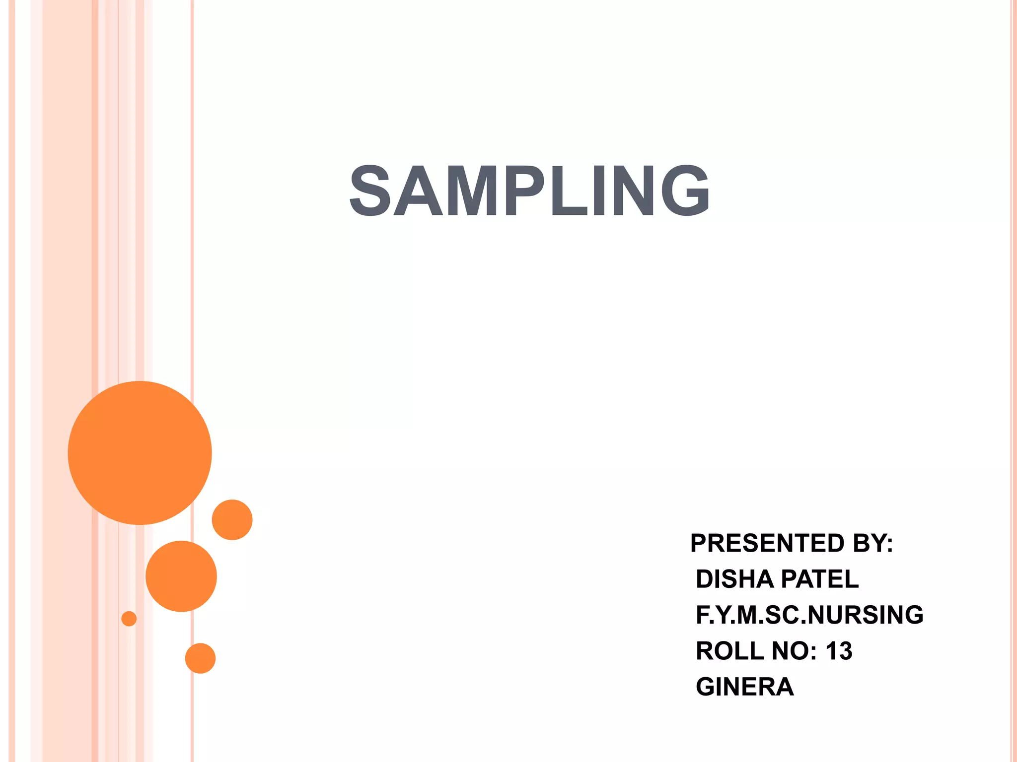 SAMPLING.pptx | Science