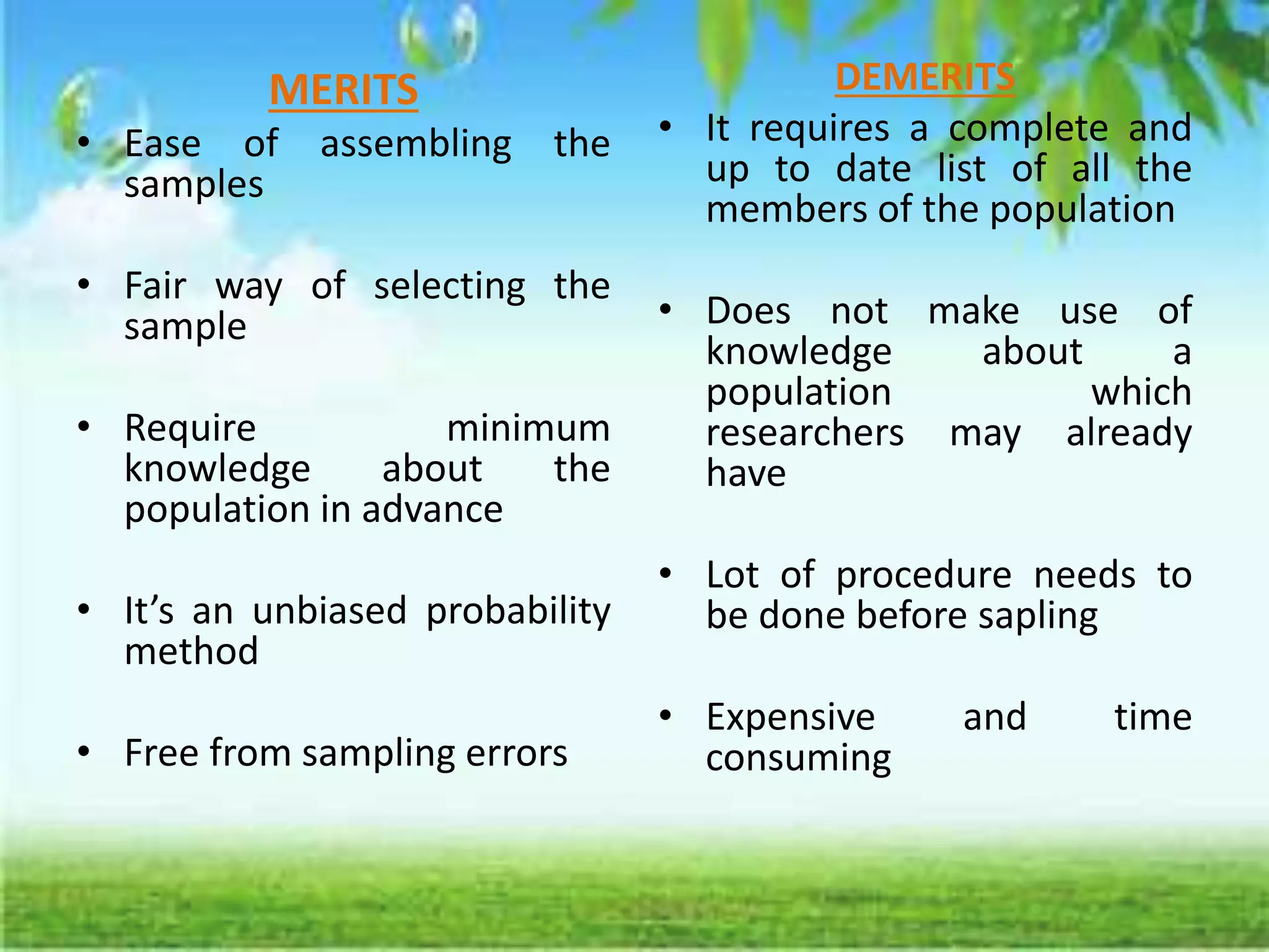 sampling.pptx | Biological Sciences | Science