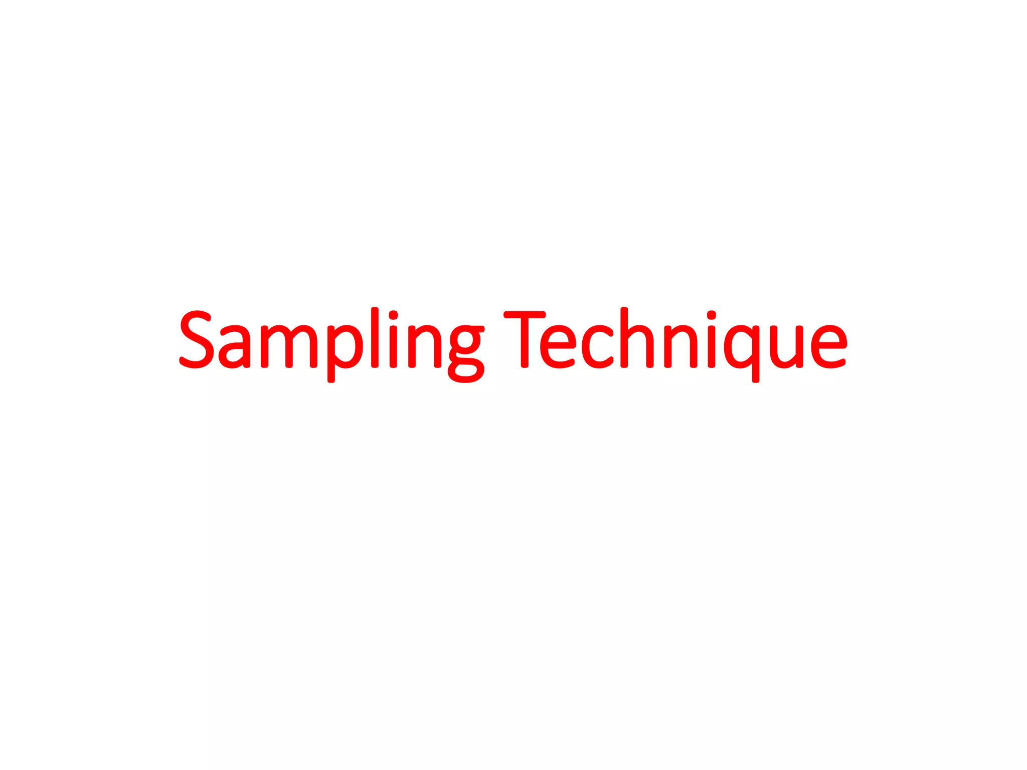 Sampling.pptx | Geography | Science