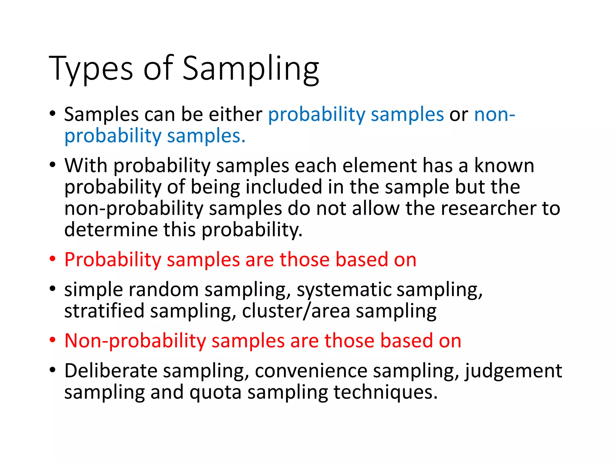 Sampling.pptx | Geography | Science