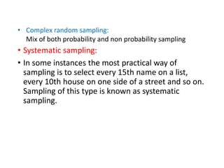 Sampling.pptx | Geography | Science