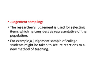Sampling.pptx | Geography | Science