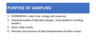SAMPLING and sampling techniques in nursing research | PPTX