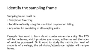 Methods of Sampling Techniques and Sample Size | PPTX