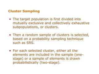 Sampling design and procedure of supply chain management | PPT