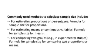 Sampling and sampling techniques as a part of research.pptx