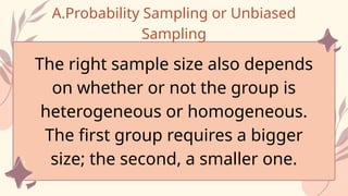 SAMPLING.pptx PRACTICAL REASEARCH (PR1) SAMPLING LESSON | PPTX