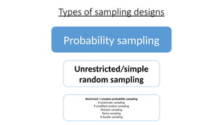 Sampling fundamentals , decisions & instruments | PPT