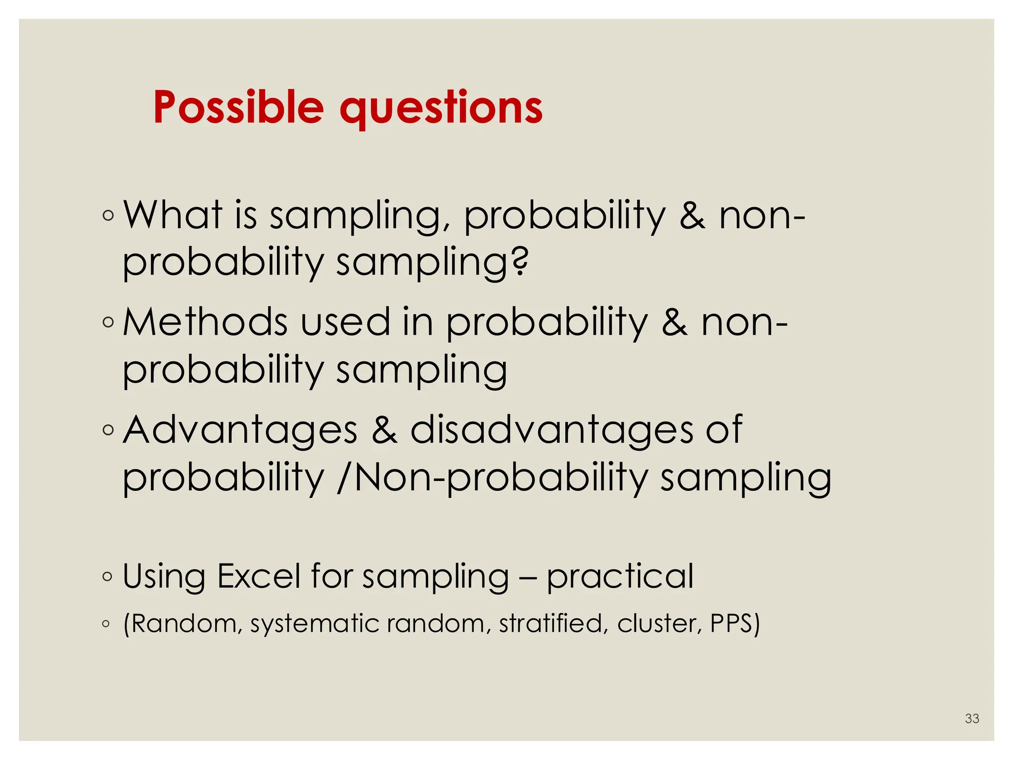 Sampling.pdf research methodology in sampling | PPT