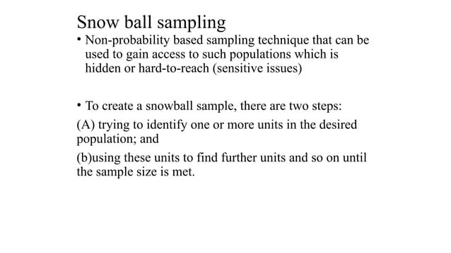 sampling data. types of sampling probabliltypptx | PPT