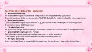 Bioaerosol Sampling - Methods Of Analysis | PDF