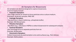 Bioaerosol Sampling - Methods Of Analysis | PDF