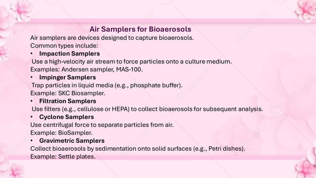 Bioaerosol Sampling - Methods Of Analysis | PDF
