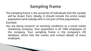 Sampling population vs sampling fram .pptx